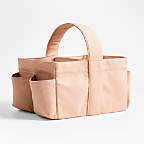 Elegant Pink Cotton Diaper Caddy | Crate & Kids