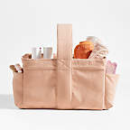 Elegant Pink Cotton Diaper Caddy + Reviews | Crate & Kids