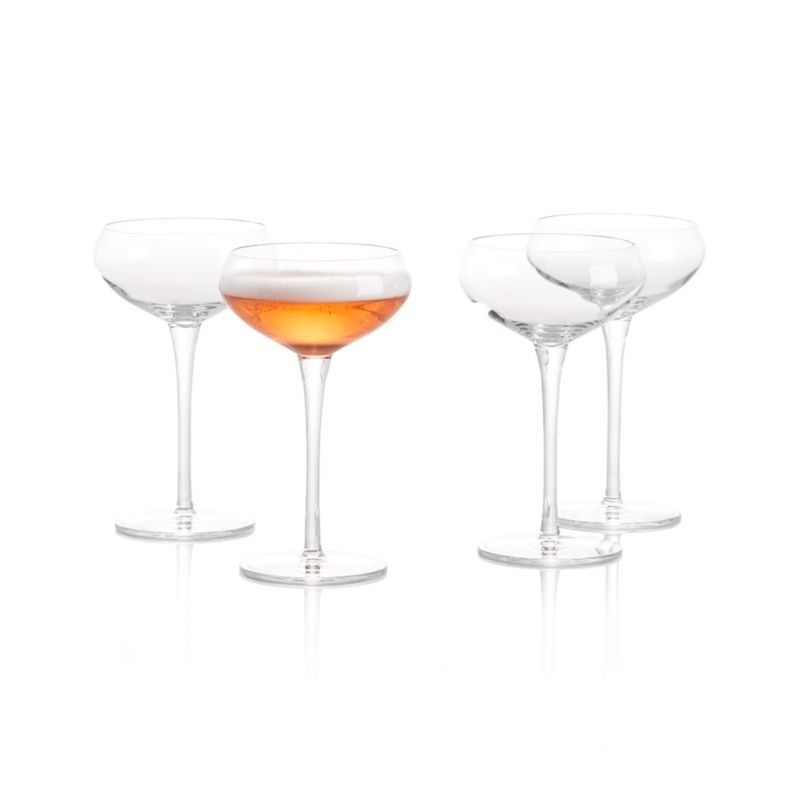 Crate And Barrel Coupe Glasses