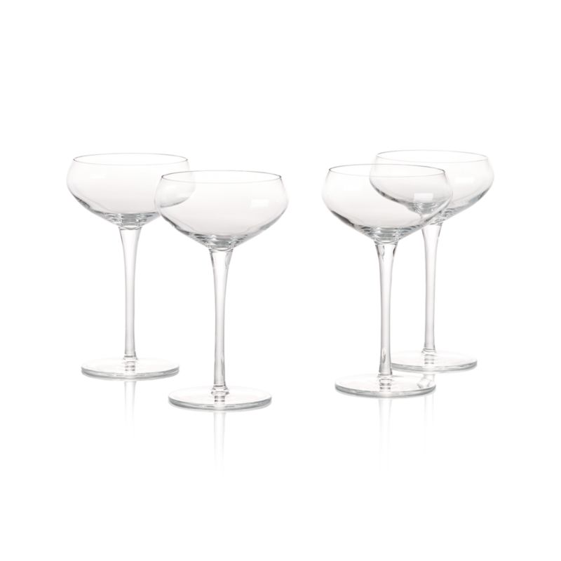 Coupe 9 Oz Cocktail Glasses Set Of 4 Reviews Crate And Barrel