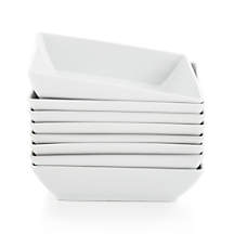 Court Bowl Plates, Set of 8 + Reviews | Crate & Barrel