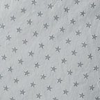 Cozy Cloud Modern Star Mist Blue Washed Organic Cotton Kids Twin Sheet ...