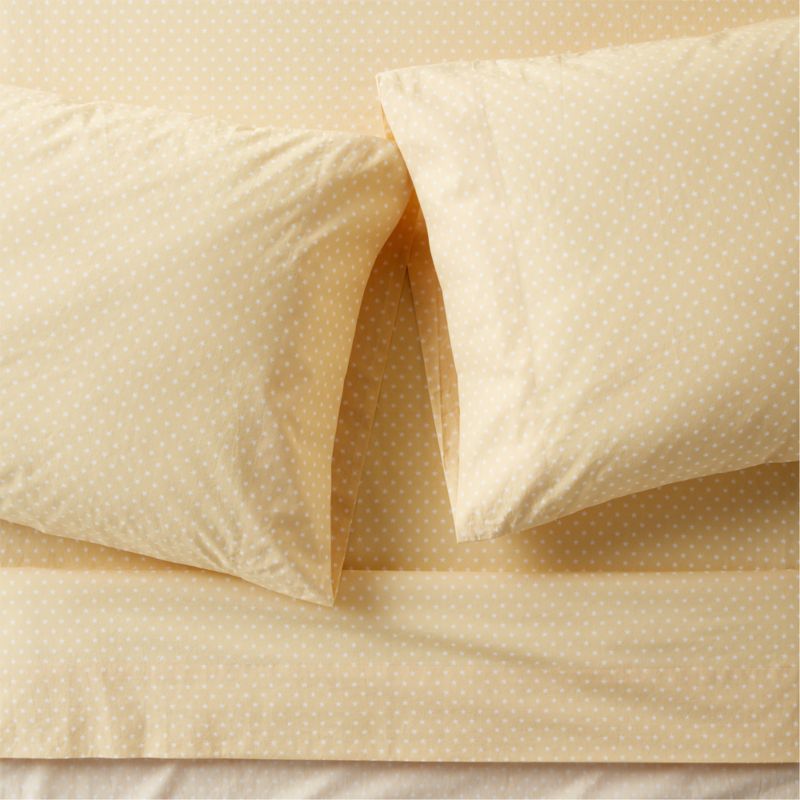 Cozy Cloud Modern Star Savannah Yellow Washed Organic Cotton Kids ...