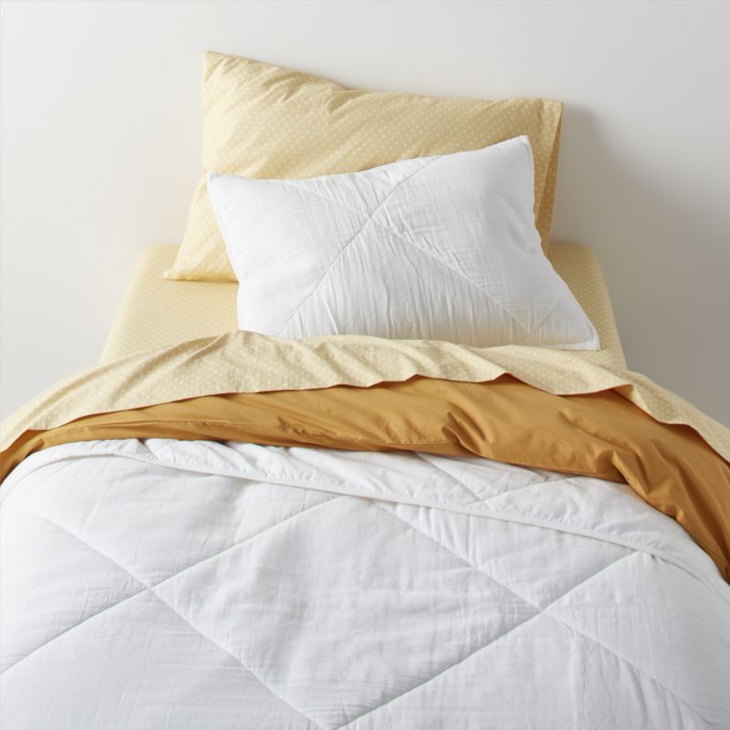 Cozy Cloud Modern Star Savannah Yellow Washed Organic Cotton Kids ...