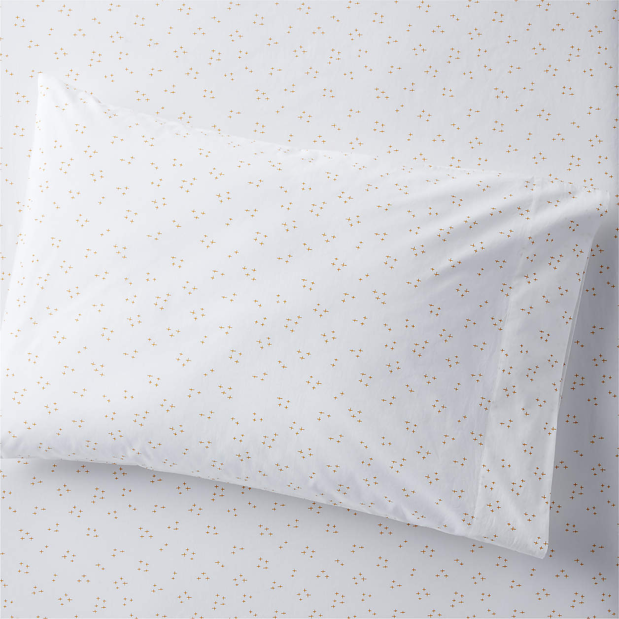 Cozy Cloud Twinkle Savannah Yellow Washed Organic Cotton Sheet Set ...