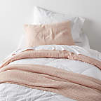 Bubble Knit Elegant Pink Kids Bed Blanket | Crate & Kids