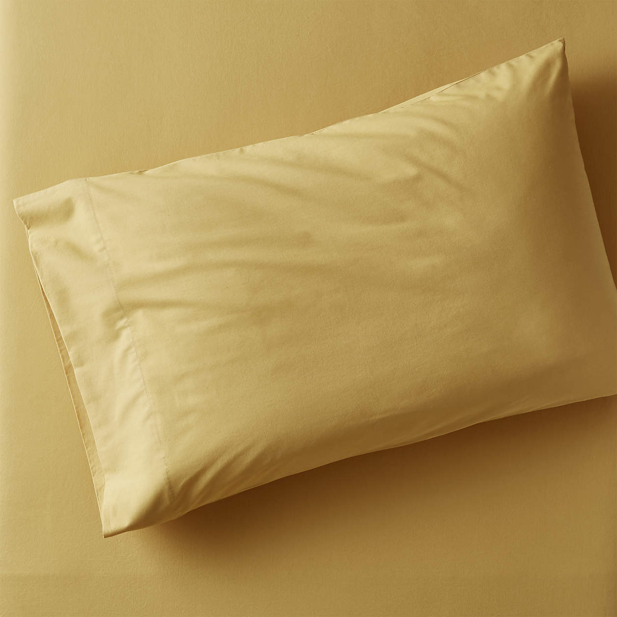 Modern Cozy Cloud Savannah Yellow Organic Washed Cotton Kids Sheet Set ...