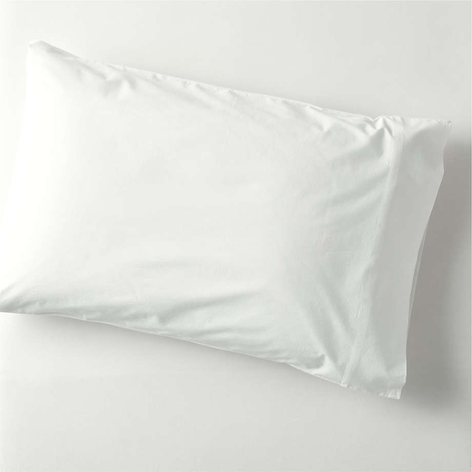 Modern Cozy Cloud Pampas Ivory Organic Washed Cotton Pillowcase ...