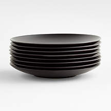 Craft Matte Black Stoneware Coupe Dinner Plate + Reviews | Crate & Barrel