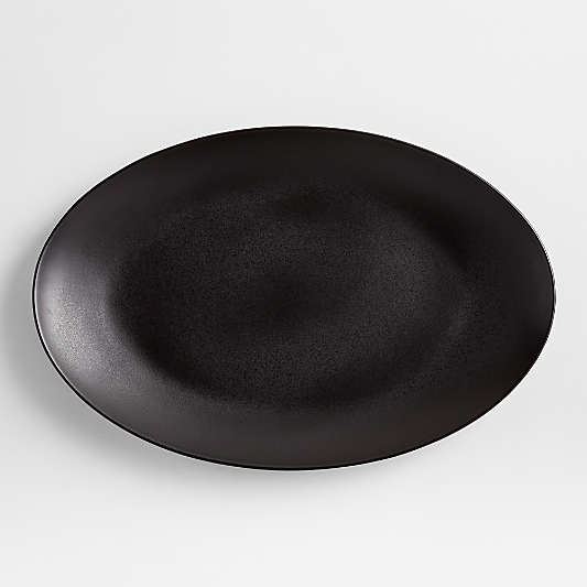 Black Serving Platters & Trays | Crate & Barrel