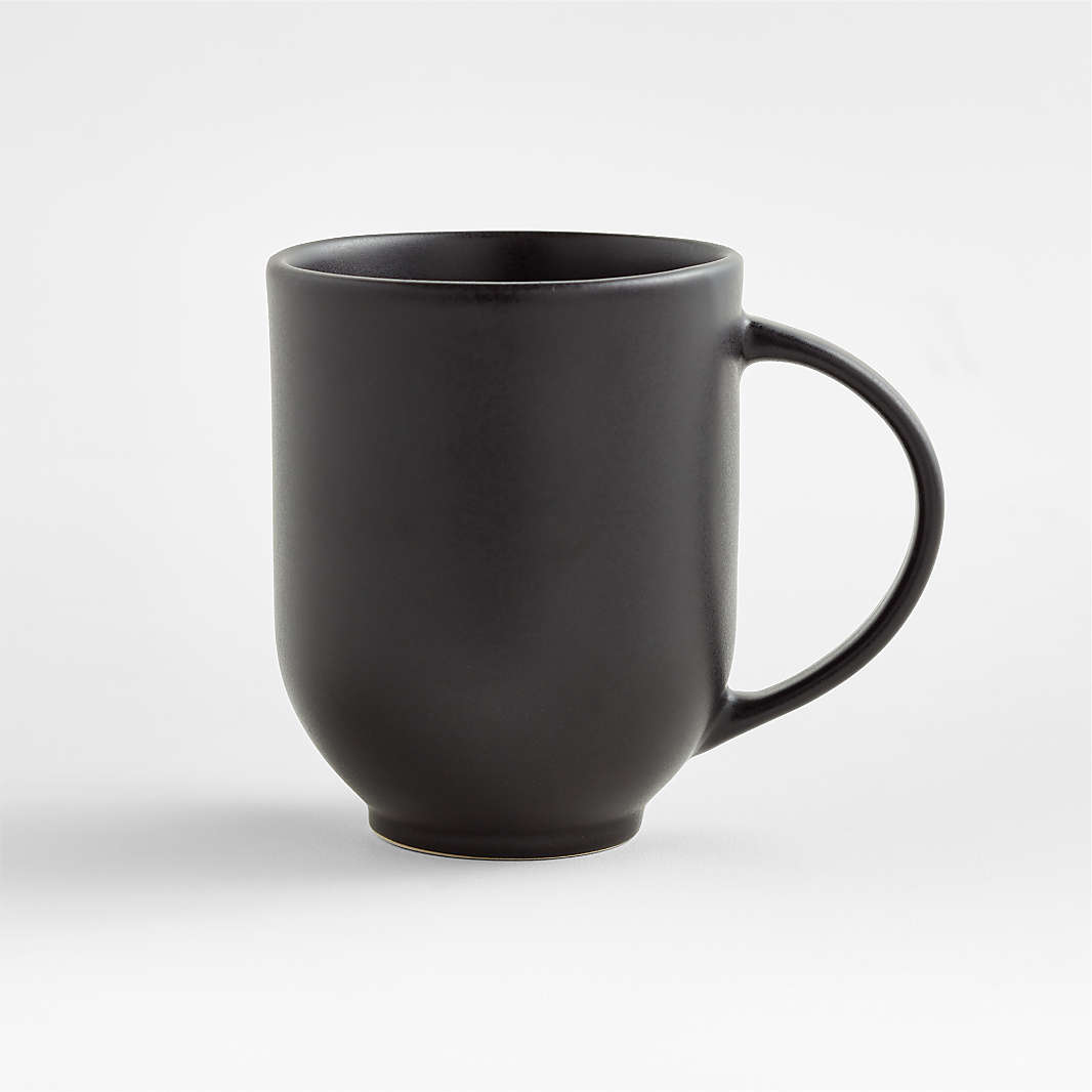 Black Mugs: Black Coffee Mugs & Tea Cups | Crate & Barrel