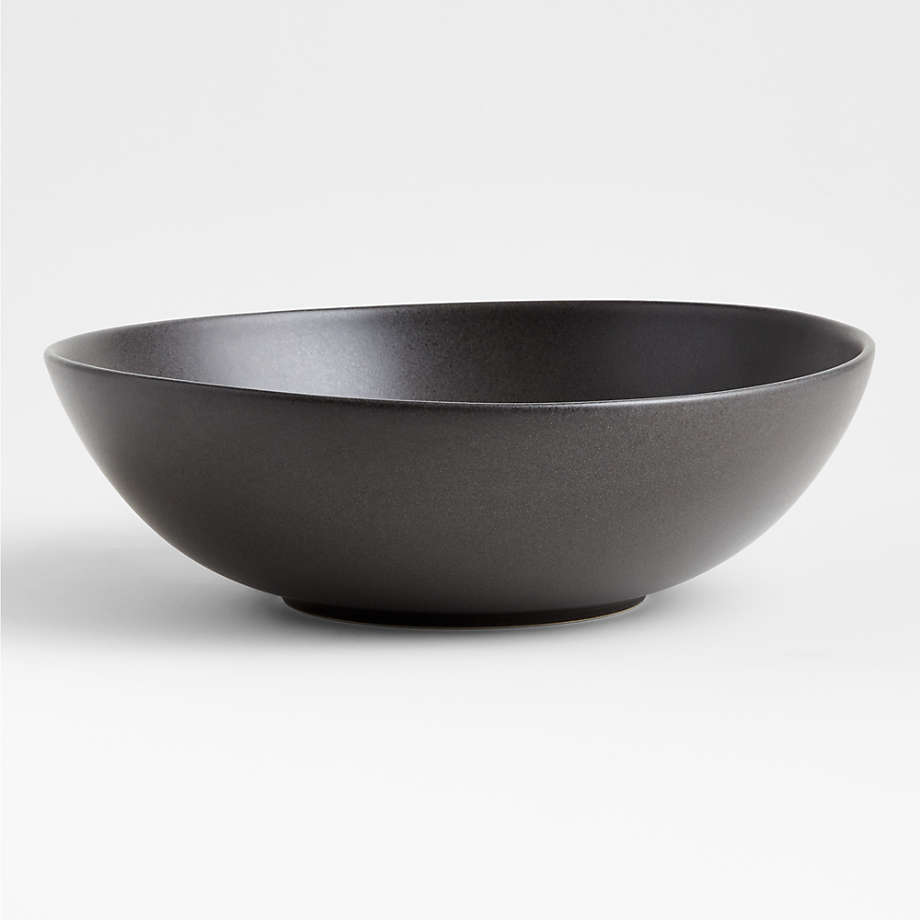 Craft Charcoal Grey Large Serving Bowl + Reviews | Crate & Barrel