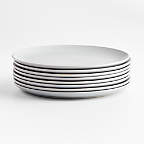 Craft Stone Blue Stoneware Dinner Plates, Set of 8 + Reviews | Crate ...