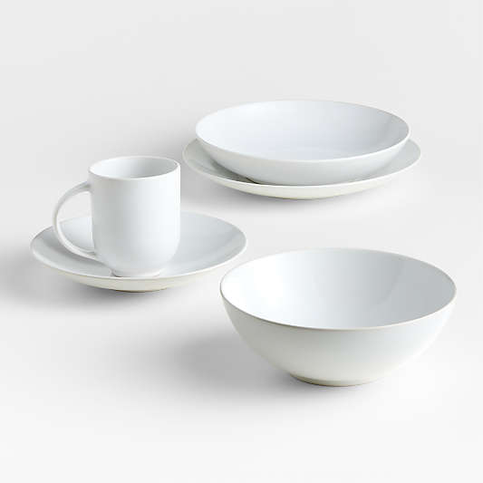 Round Dinner Plates & Rounded Dining Plate Sets | Crate & Barrel