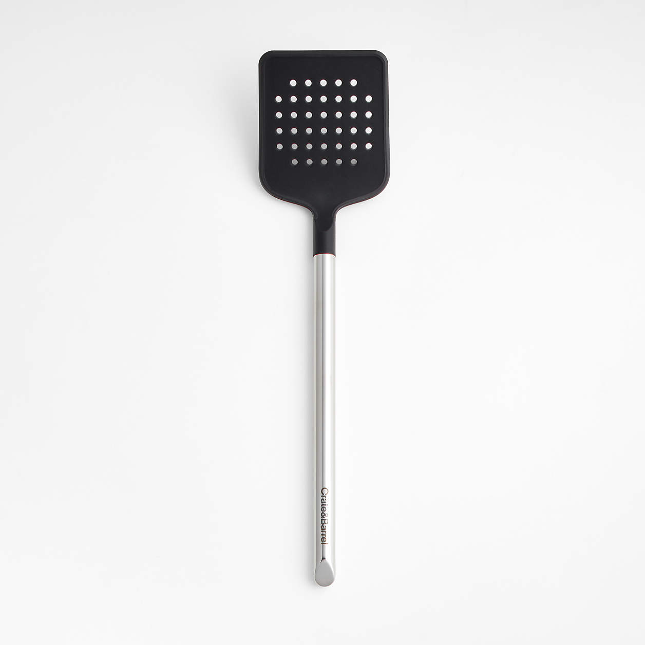 Crate & Barrel Black Silicone and Stainless Steel Utensils | Crate & Barrel