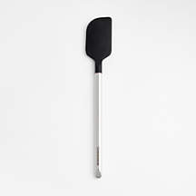 Crate & Barrel Black Silicone and Stainless Steel Spatula + Reviews ...