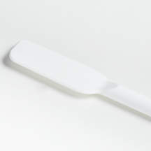 Crate & Barrel White Silicone Jar Scraper | Crate & Barrel