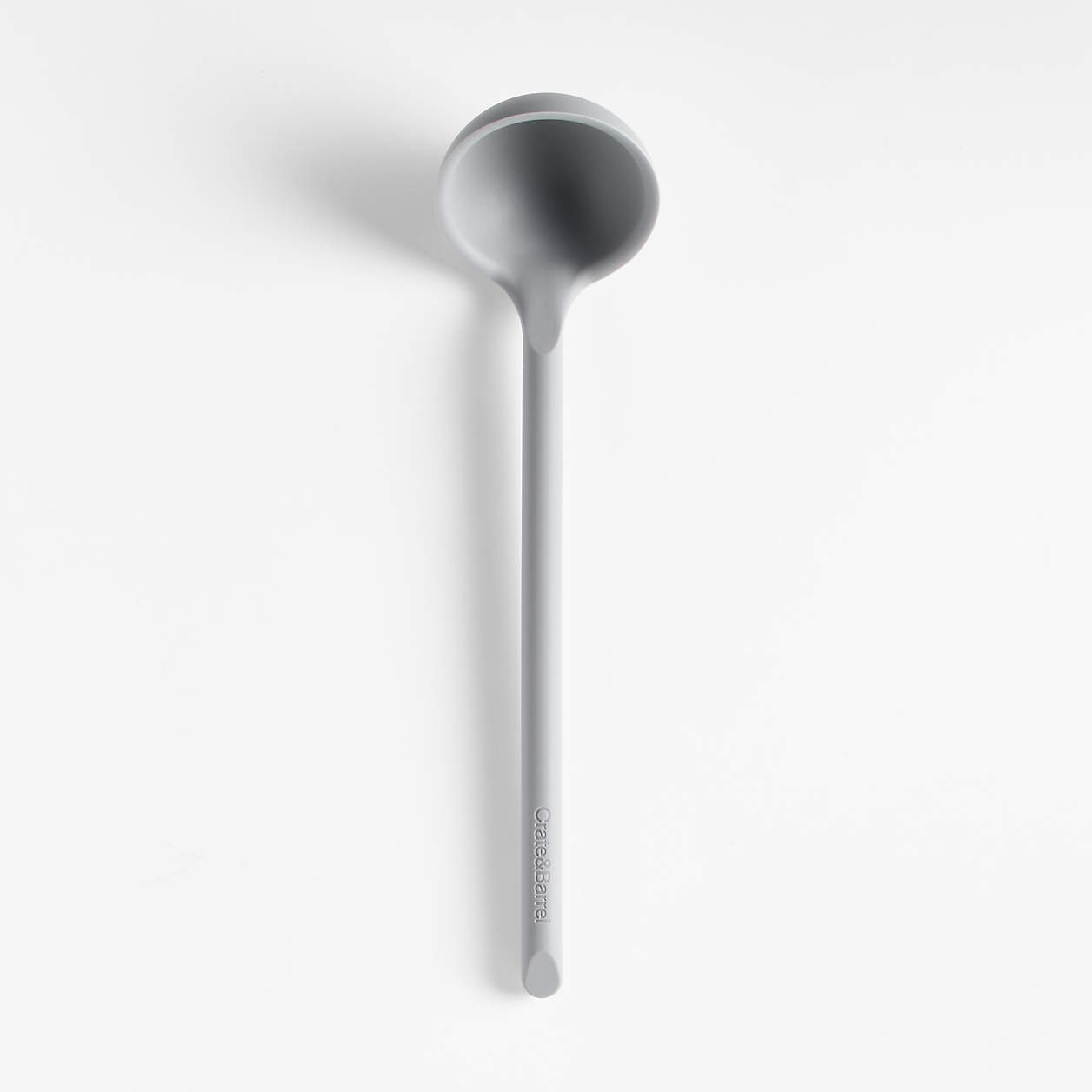 Crate & Barrel Grey Silicone Utensils | Crate & Barrel