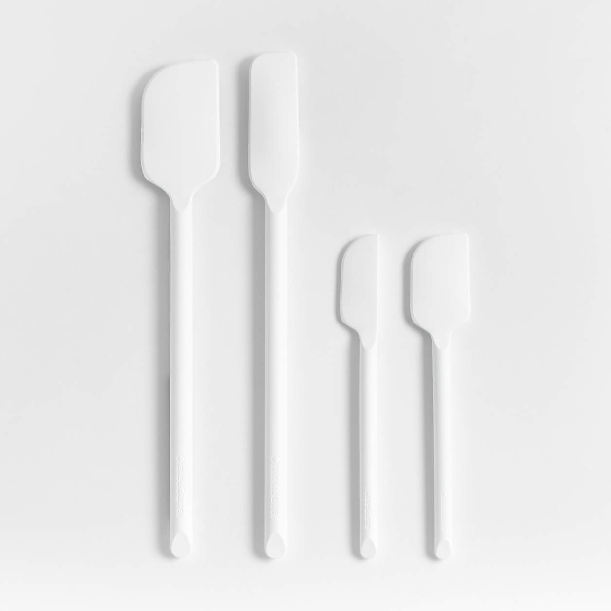 Crate & Barrel White Silicone Utensils, Set of 4 + Reviews | Crate & Barrel