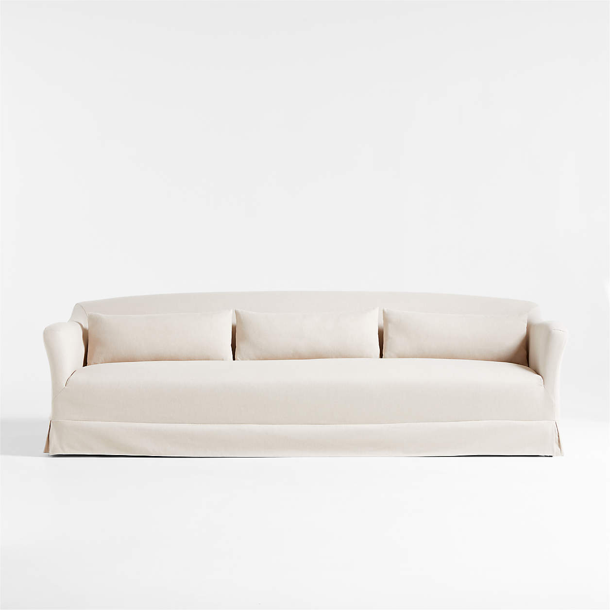 Crawford Grande Slipcovered Sofa by Jake Arnold + Reviews | Crate & Barrel