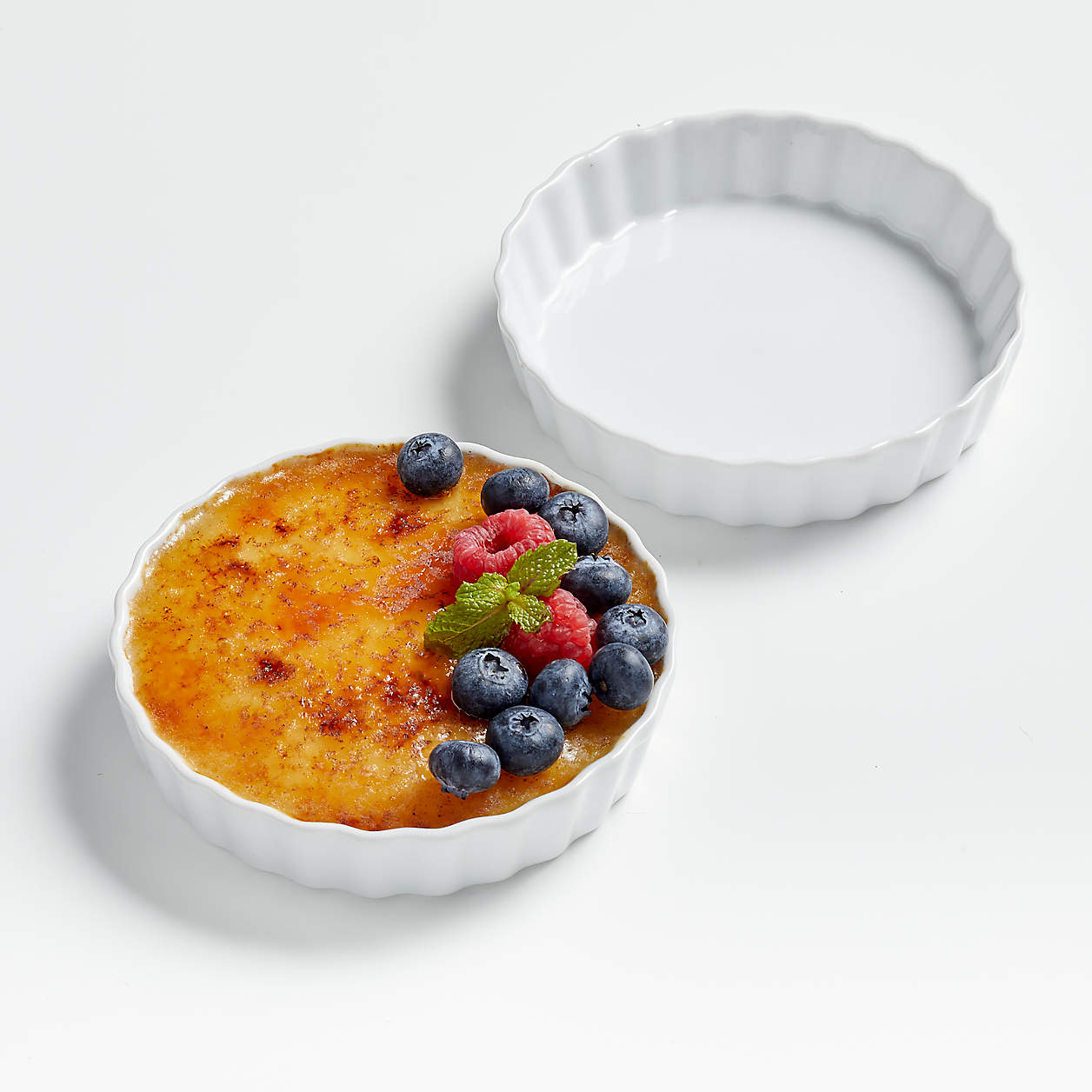 Crème Brûlée Dishes, Set of 2 + Reviews | Crate & Barrel