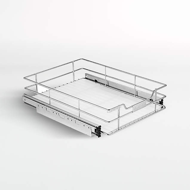 Cuisinart 14" Two-Tier Sliding Cabinet Organizer + Reviews | Crate & Barrel