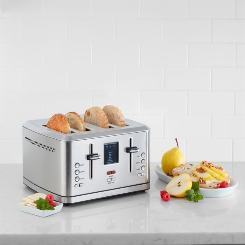 Cuisinart Digital MemorySet 4-Slice Toaster | Crate & Barrel