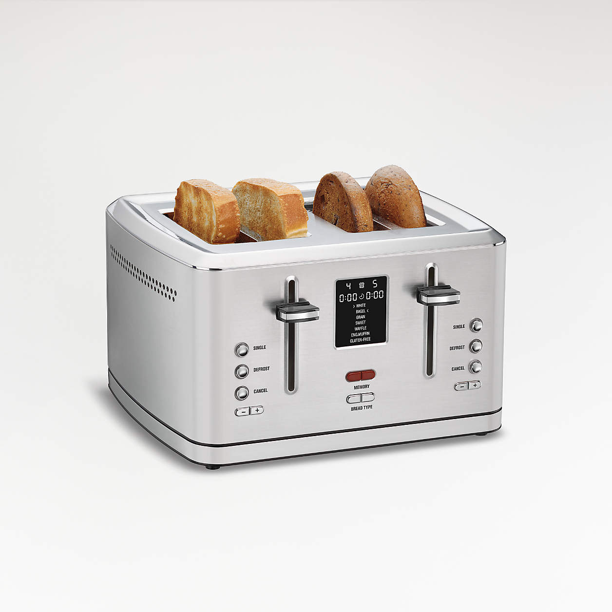 Cuisinart Digital MemorySet 4-Slice Toaster | Crate & Barrel