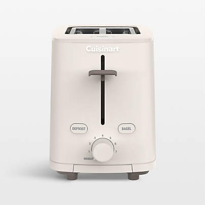 Haden Dorchester Matte White 2-Slice Toaster + Reviews | Crate & Barrel