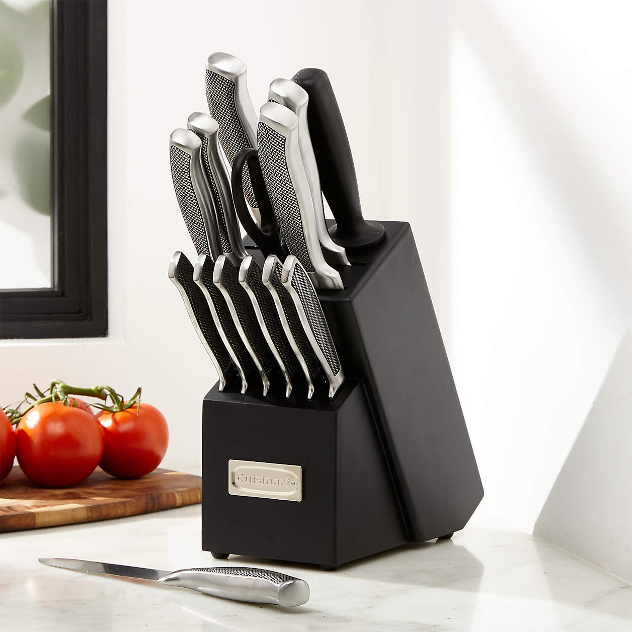 Cuisinart Graphix 15-Piece Knife Block Set + Reviews | Crate & Barrel ...