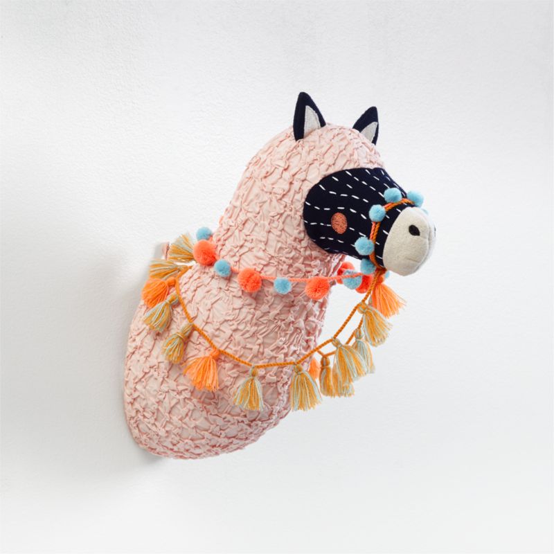 Curious Llama Animal Head Wall Decor | Crate & Kids