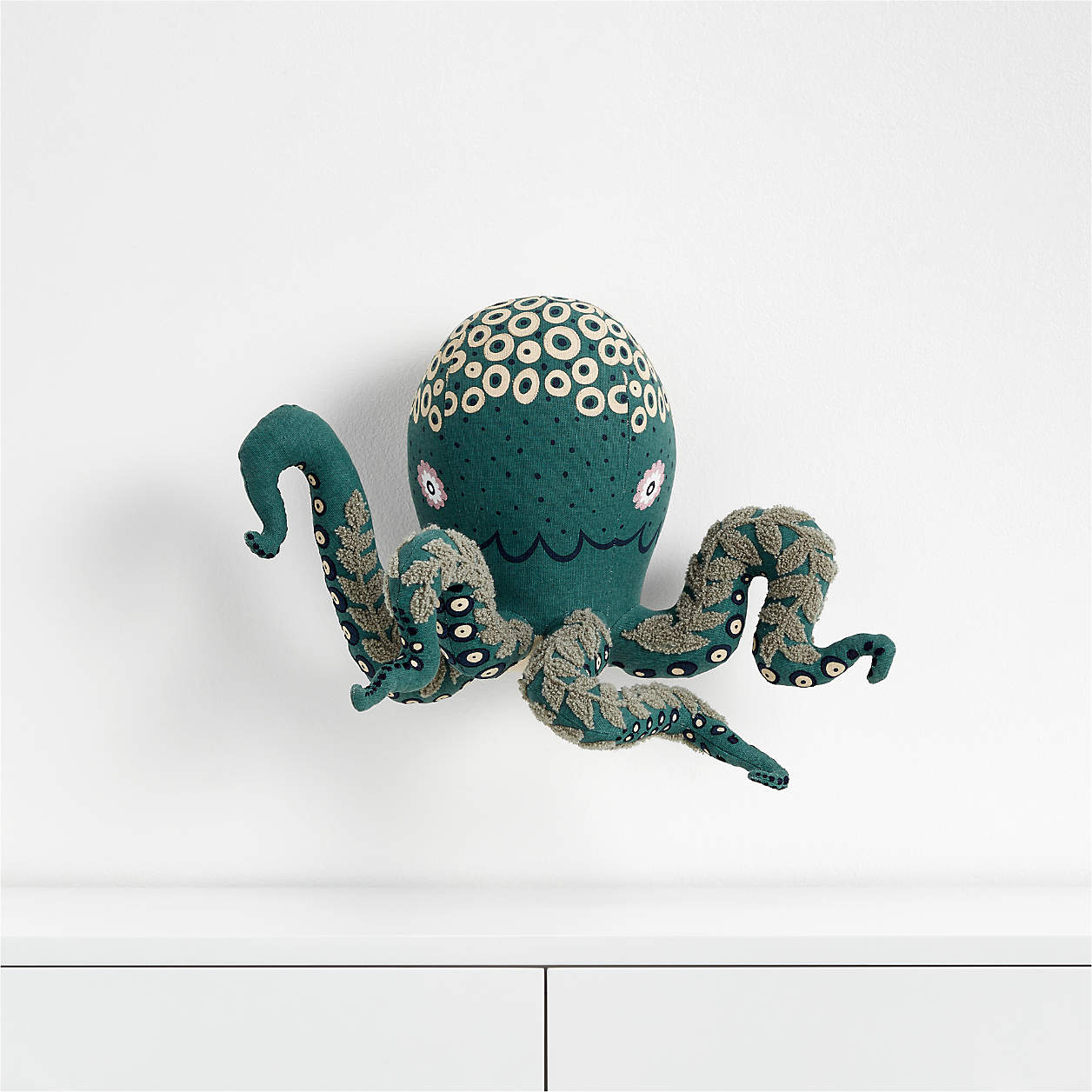 Curious Octopus Wall Head Decor + Reviews | Crate & Kids