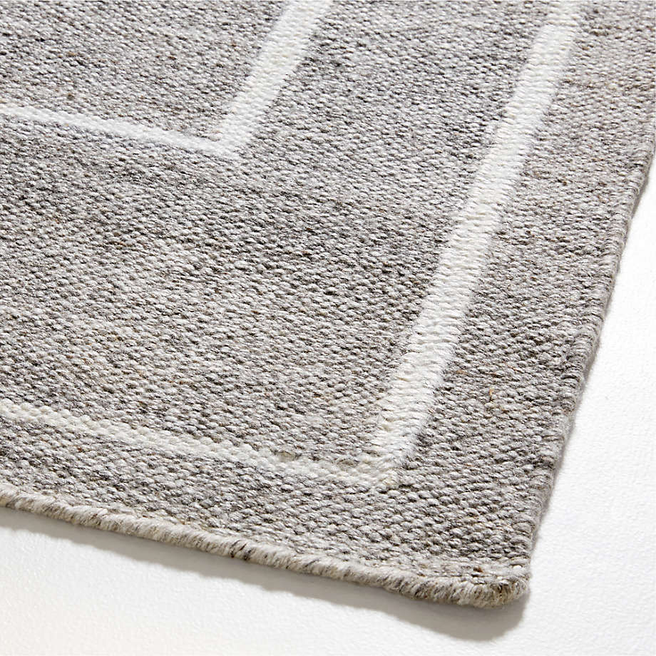 Cuzco Performance Handwoven Grey Rug Swatch 12 Cuzco Performance Handwoven Grey Rug Swatch 12