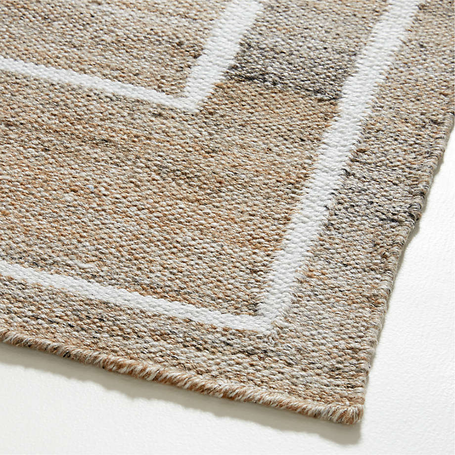 Cuzco Performance Handwoven Sand Brown Rug Swatch 12 Cuzco Performance Handwoven Sand Brown Rug Swatch 12