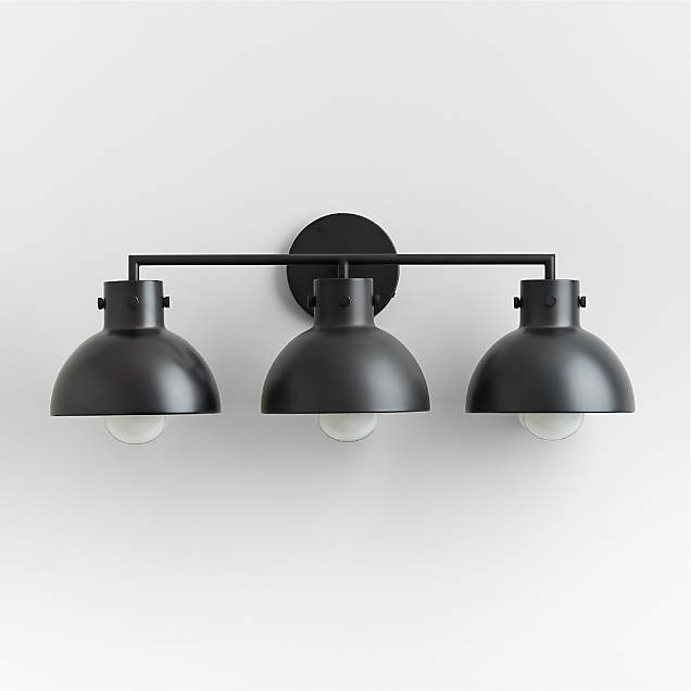 Soleil Fluted Glass 3-Light Wall Sconce + Reviews | Crate & Barrel Canada