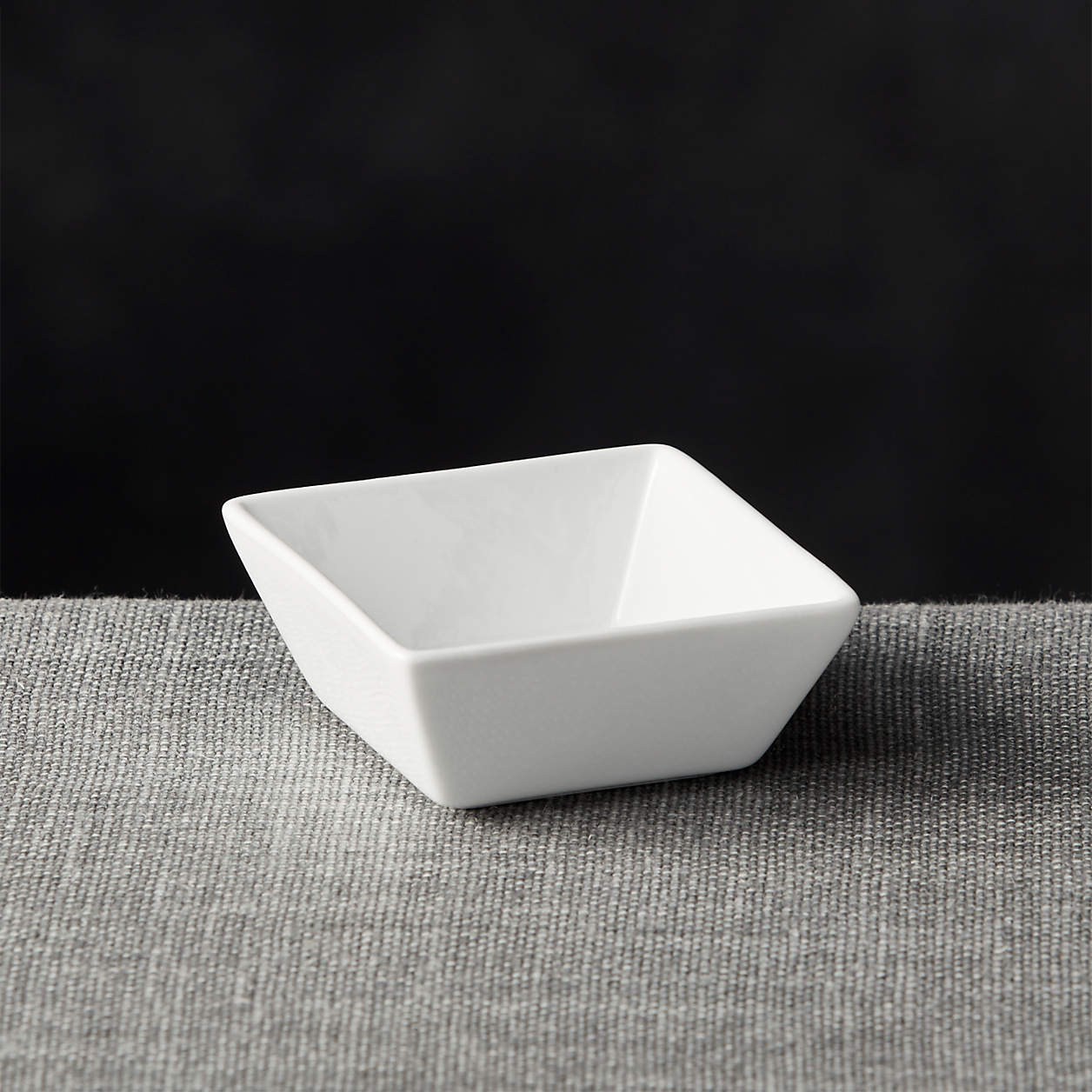 Deep Square Snack Bowl + Reviews | Crate & Barrel