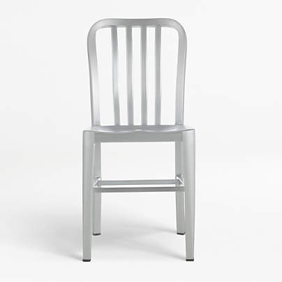 Delta Nickel Dining Chair + Reviews | Crate & Barrel
