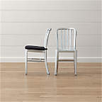 Delta Aluminum Dining Chair | Crate & Barrel