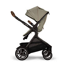 Nuna DEMI next Light Brown Hazelwood Baby Stroller with Ride-Along ...