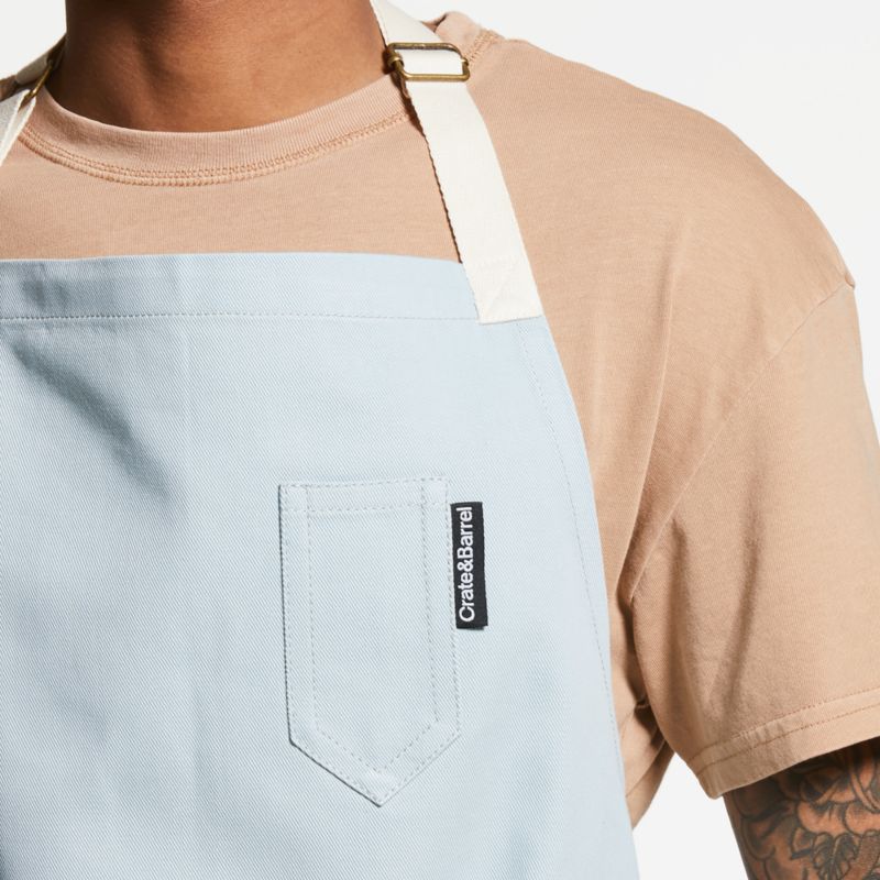 Blue Mist Baking Kitchen Cooking Apron with Pockets + Reviews | Crate ...