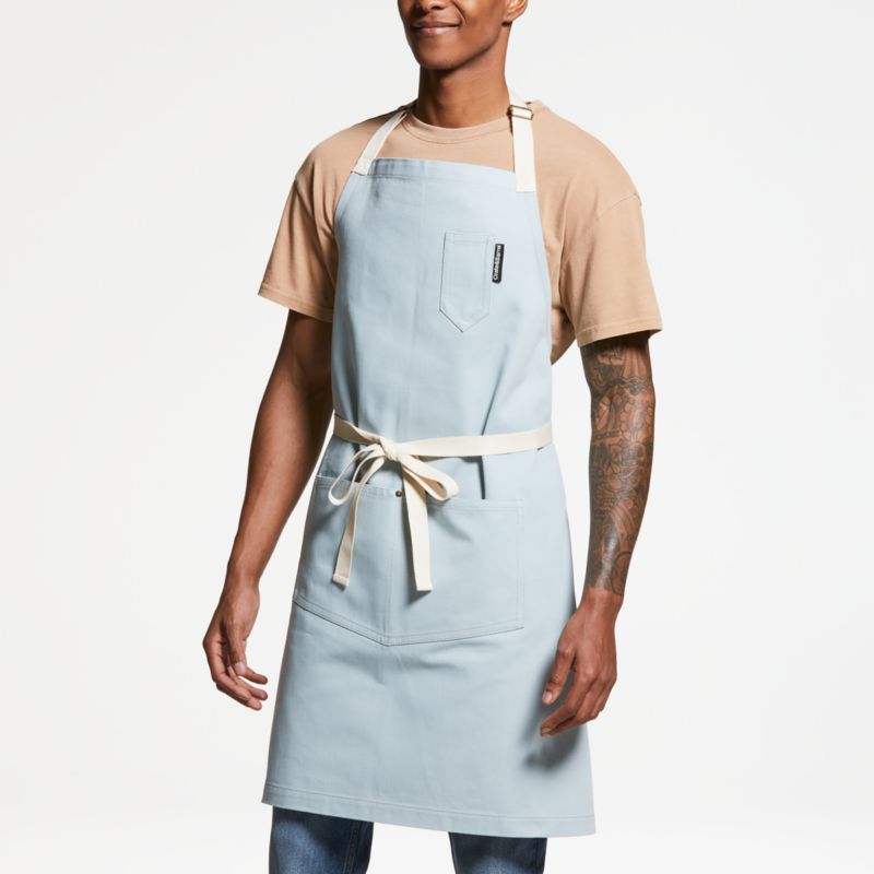 Blue Mist Baking Kitchen Cooking Apron with Pockets + Reviews | Crate ...