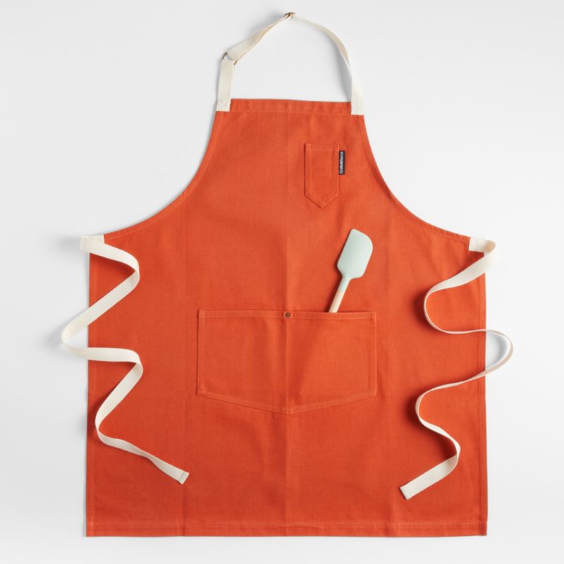 Sienna Baking Kitchen Cooking Apron with Pockets + Reviews | Crate & Barrel