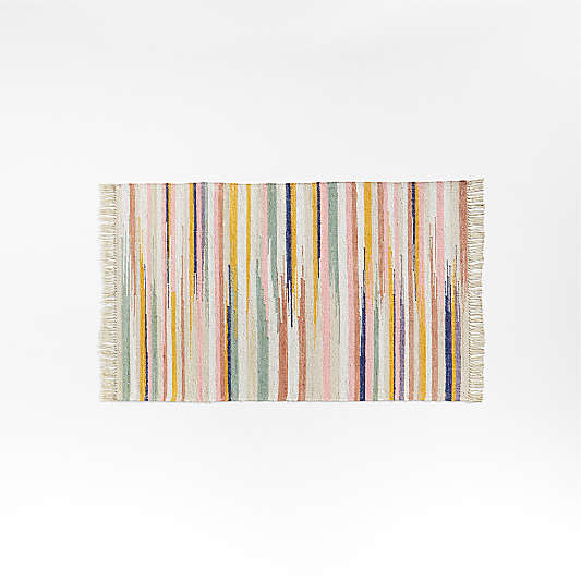 Cotton Striped Rugs | Crate & Barrel