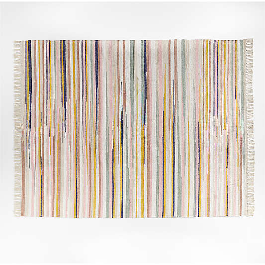 Cotton Striped Rugs | Crate & Barrel