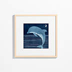 Dolphin Framed Wall Art Print + Reviews | Crate & Kids