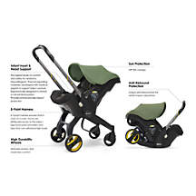 Doona Blush Pink Compact Infant Car Seat & Stroller with Base + Reviews ...