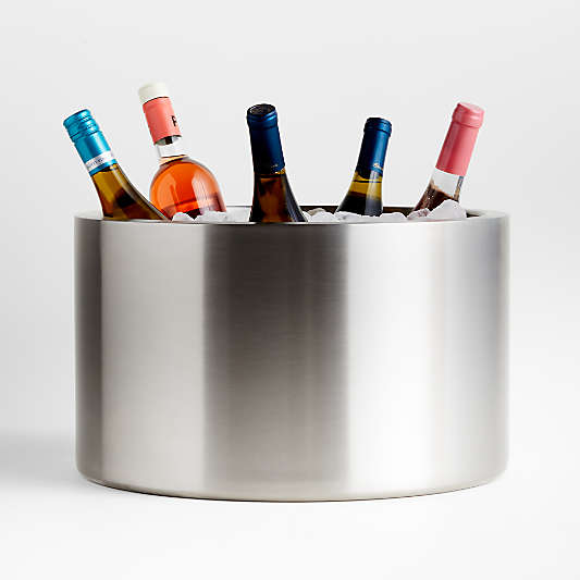 Stainless Steel Ice Buckets | Crate & Barrel