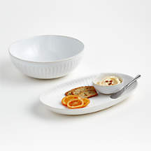 Dover White Mini Snack Bowl + Reviews | Crate & Barrel