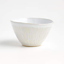 Dover Glazed Stoneware Bowl + Reviews | Crate & Barrel