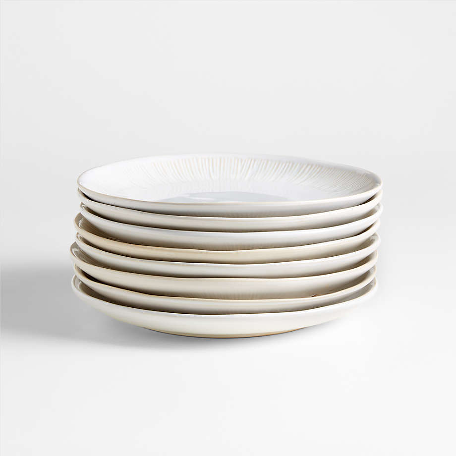 Dover White Salad Plates, Set of 8 + Reviews | Crate & Barrel Canada